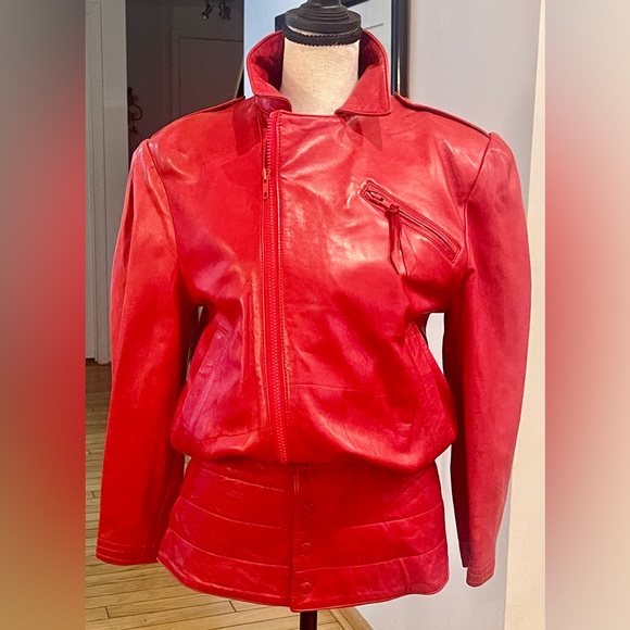 North Beach Leather | Jackets & Coats | Beautiful Genuine Red Leather ...
